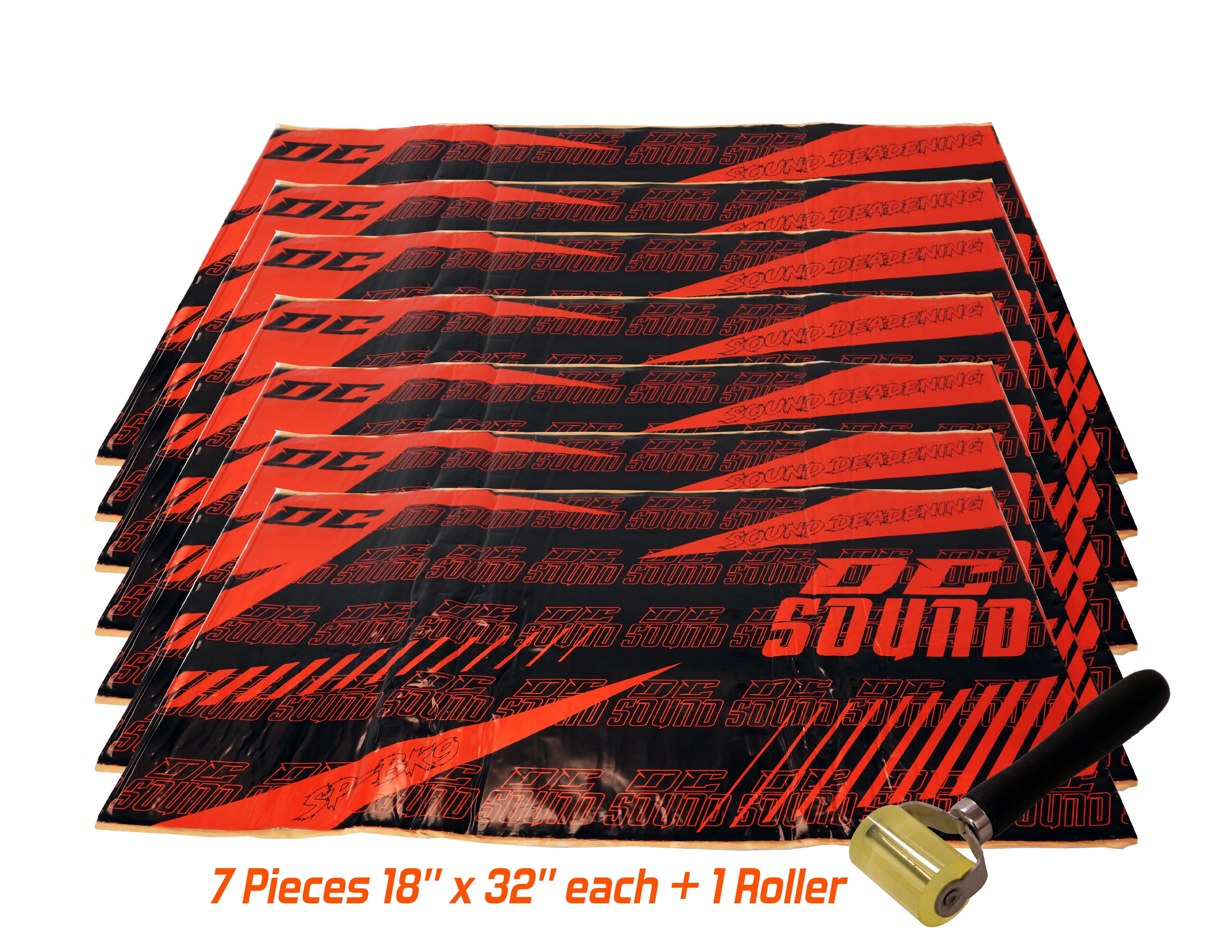 DC Sound SP-BK7 7 Sheets 18" x 32" Sound Deadening Noise Insulation ...
