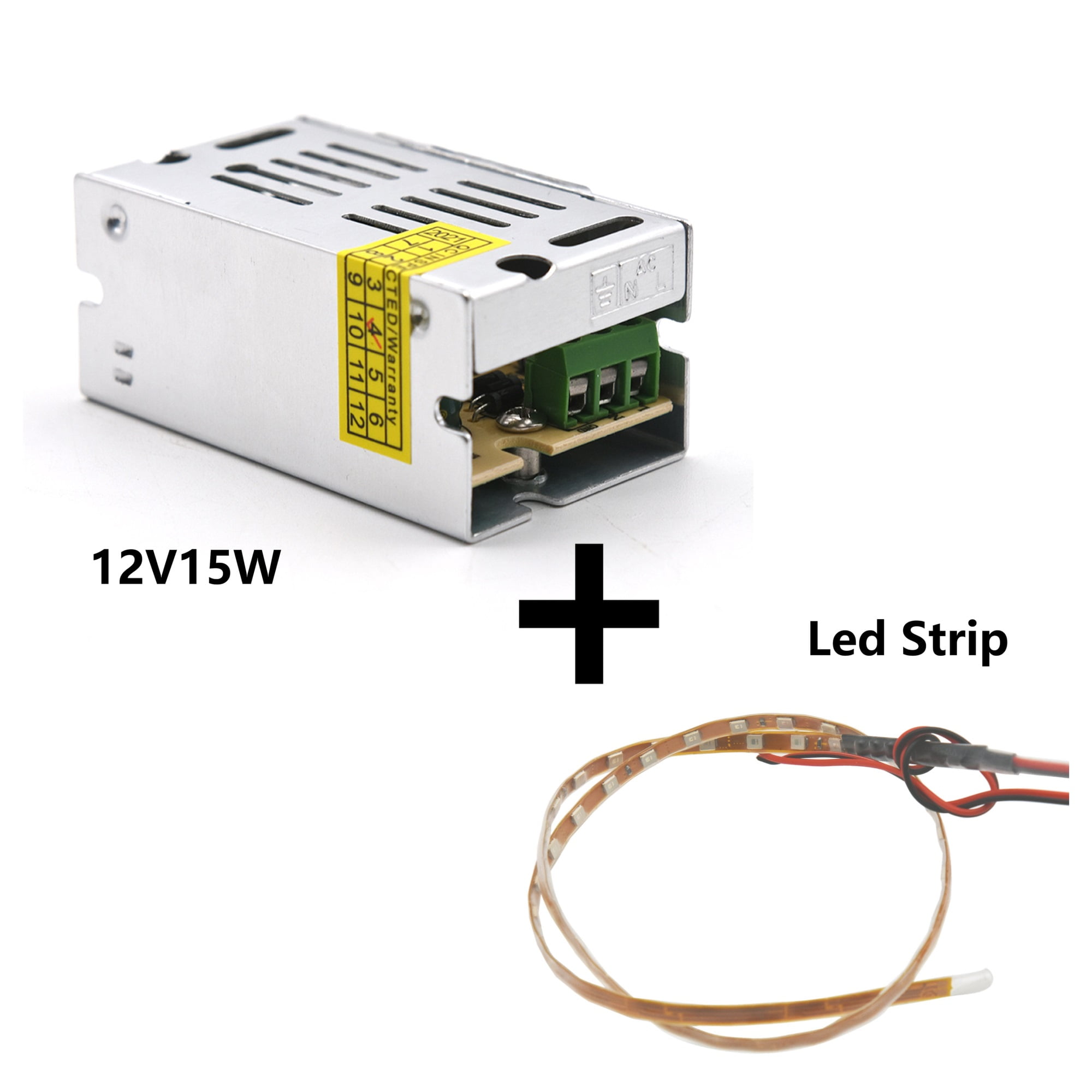 DC Stabilized Power Supply 12V 15W Lighting Transformer Switching Power ...