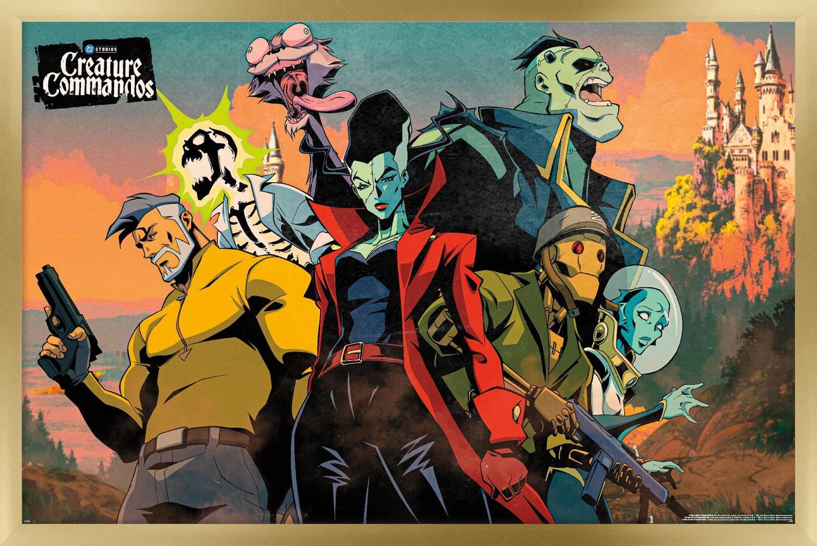 DC Studios Creature Commandos - Key Art Wall Poster, 14.725" x 22.375 ...