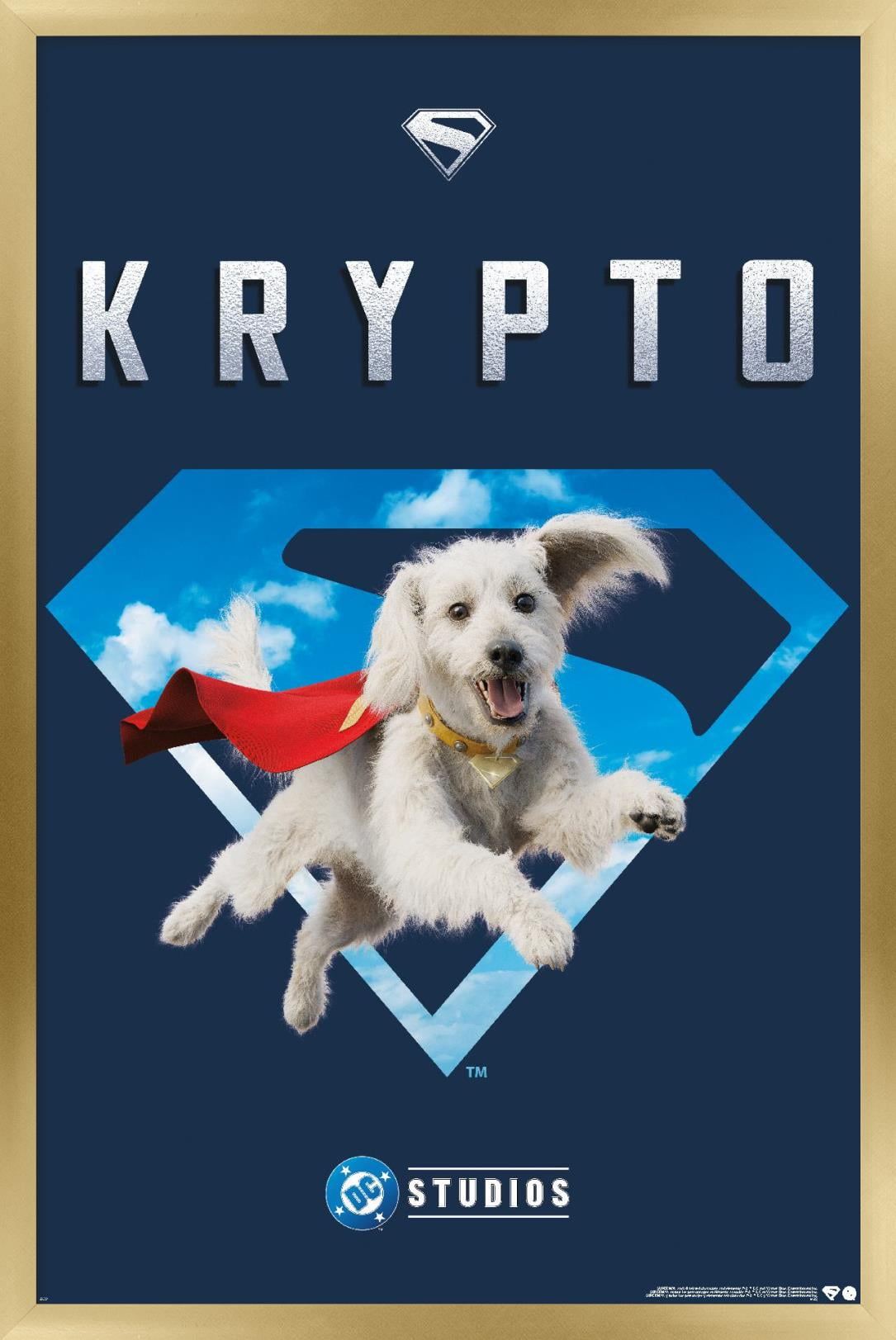DC Studios Superman (2025) - Krypto Wall Poster, 14.725" x 22.375" Framed - Walmart.com