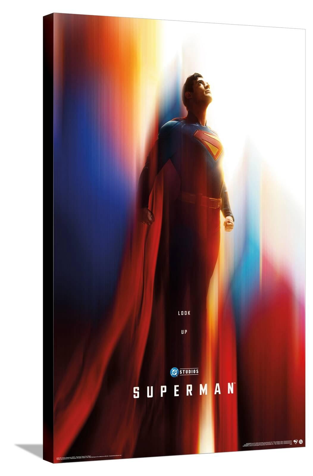 DC Studios Superman (2025) - Superman Teaser One Sheet Canvas Wall ...