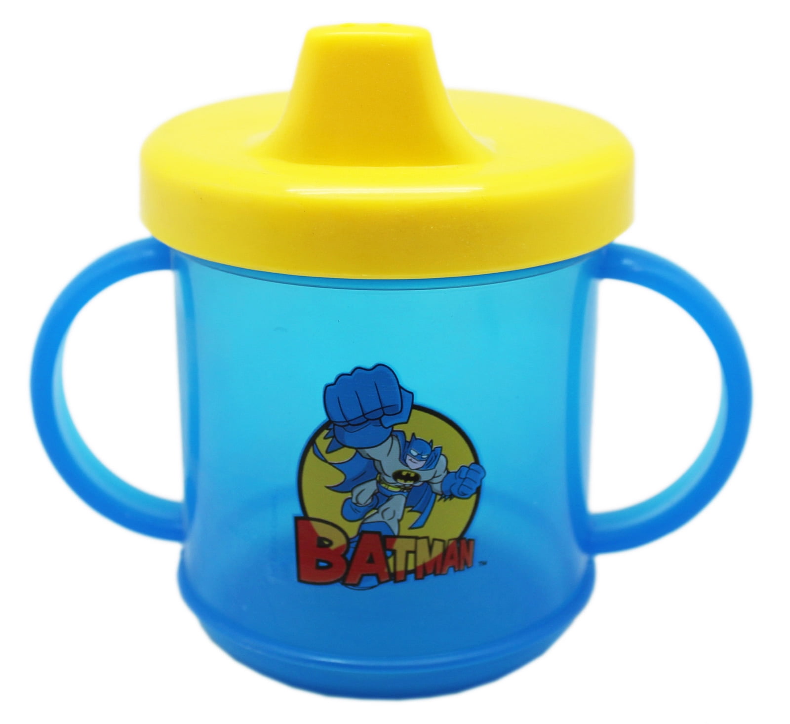 DC Super Friends Batman 2 Handle Sippy Cup (Blue/Yellow) - Walmart.com