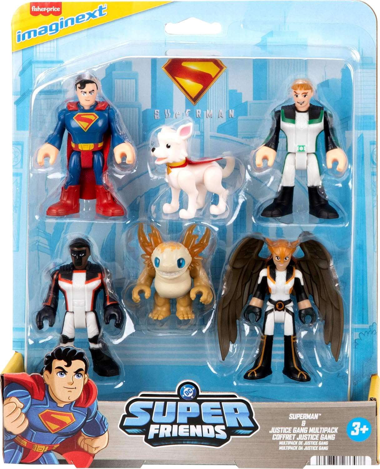 DC Super Friends Imaginext Superman & Justice Gang Figure Set (Superman ...