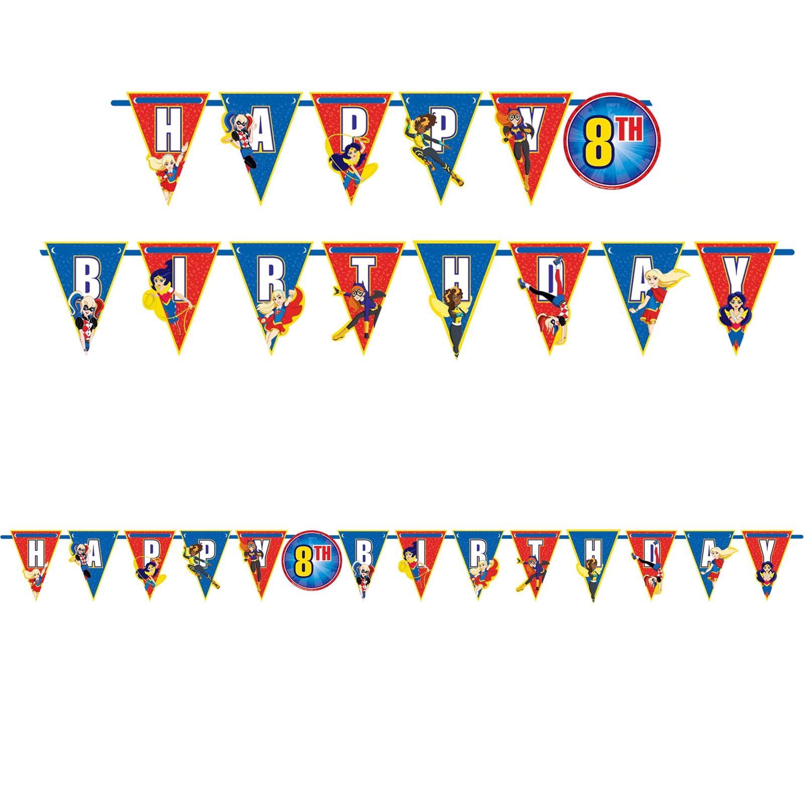 DC Super Hero Girls Ribbon Letter Banner - Walmart.com