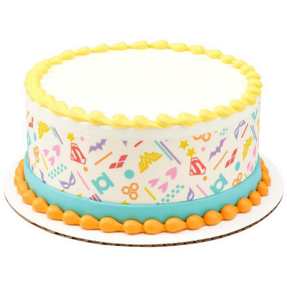 DC Super Hero Girls Teamwork Edible Cake Topper Image Strips - Walmart.com