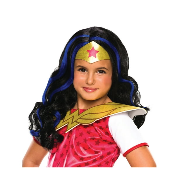 DC SuperHero Girls Wonder Woman Wig - Walmart.com