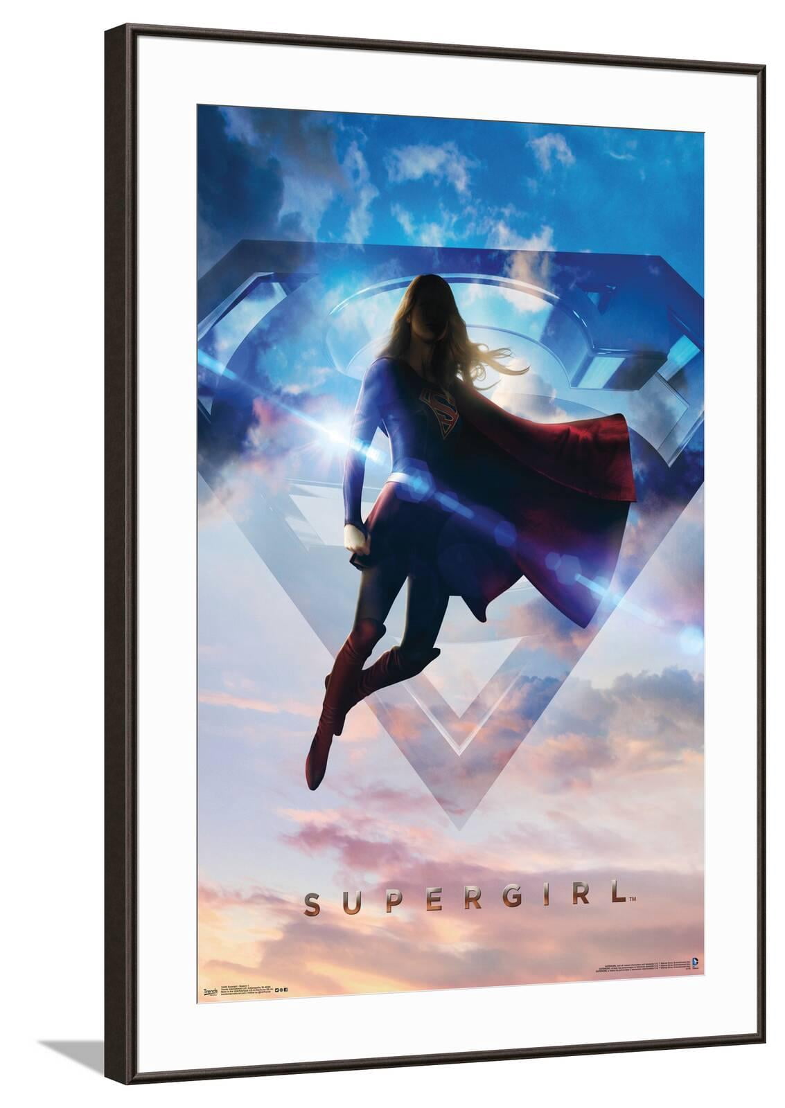DC Supergirl (2015) - One Sheet Canvas Wall Poster, 22.375" x 34 ...