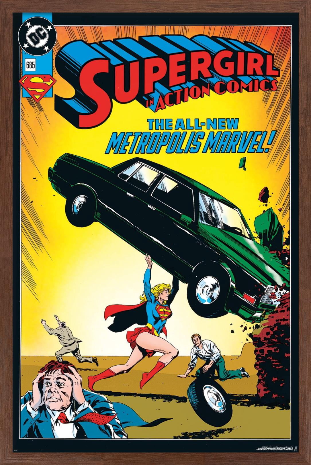 DC Supergirl (Comic) - Action Comics Cover #685 Wall Poster, 22.375" x ...