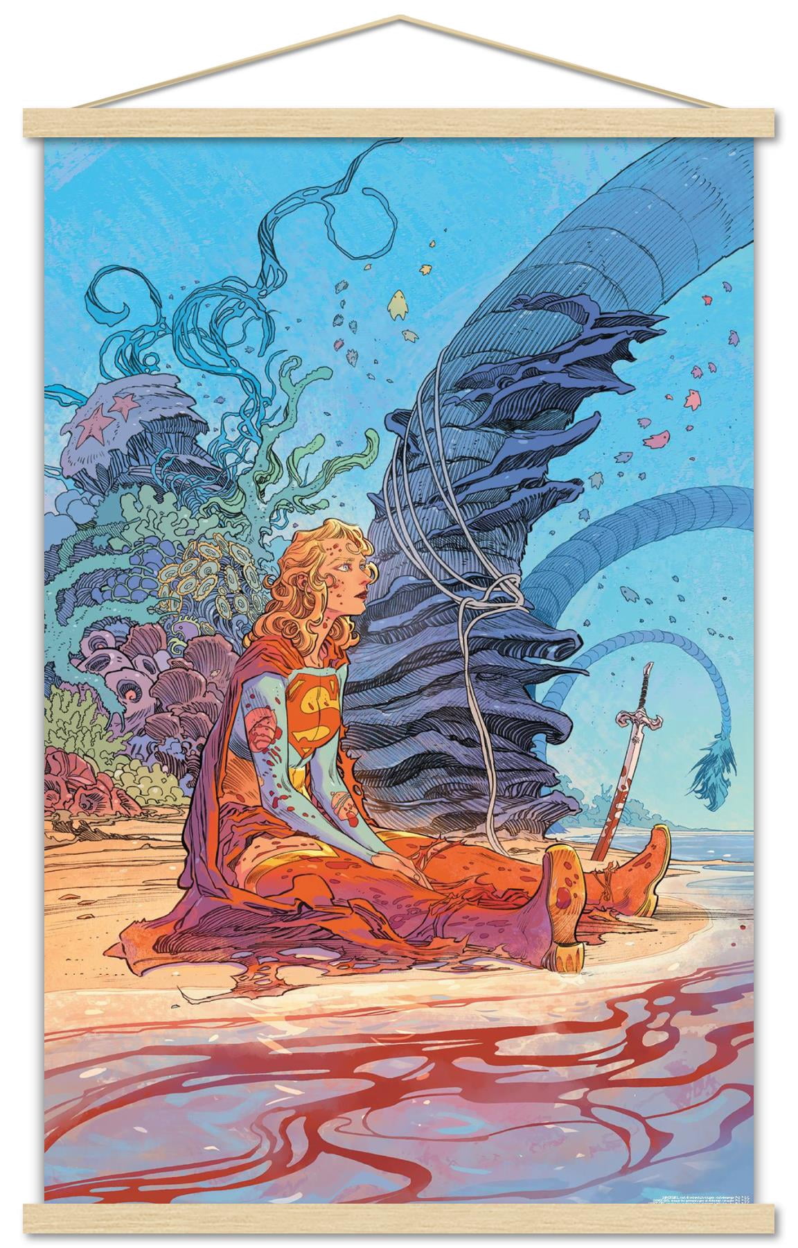 DC Supergirl (Comic) - Woman of Tomorrow Variant Cover #8 Wall Poster ...