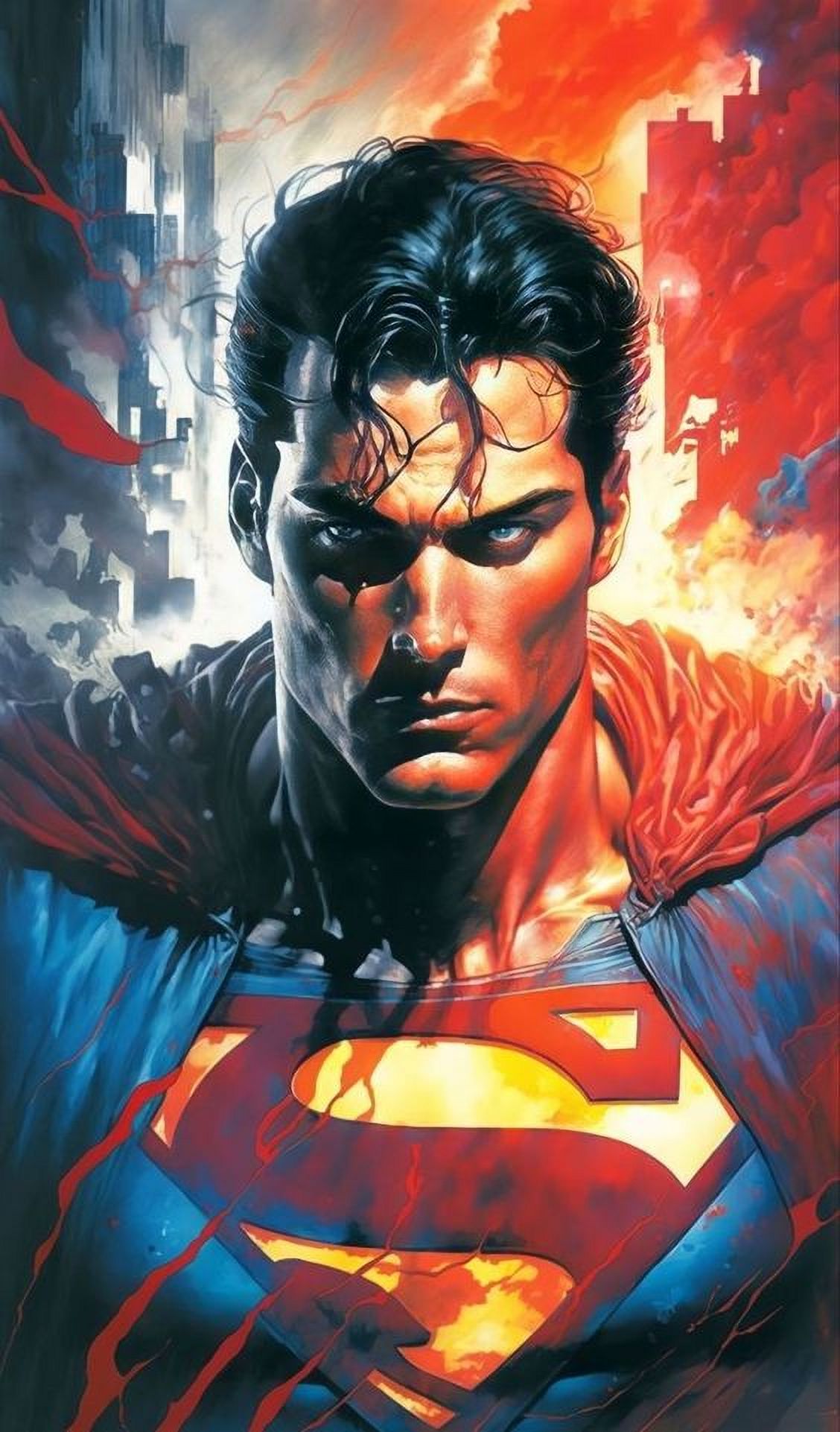 DC Superman Diamond Painting Kits for Adults, DIY 5D Round Full Drill ...