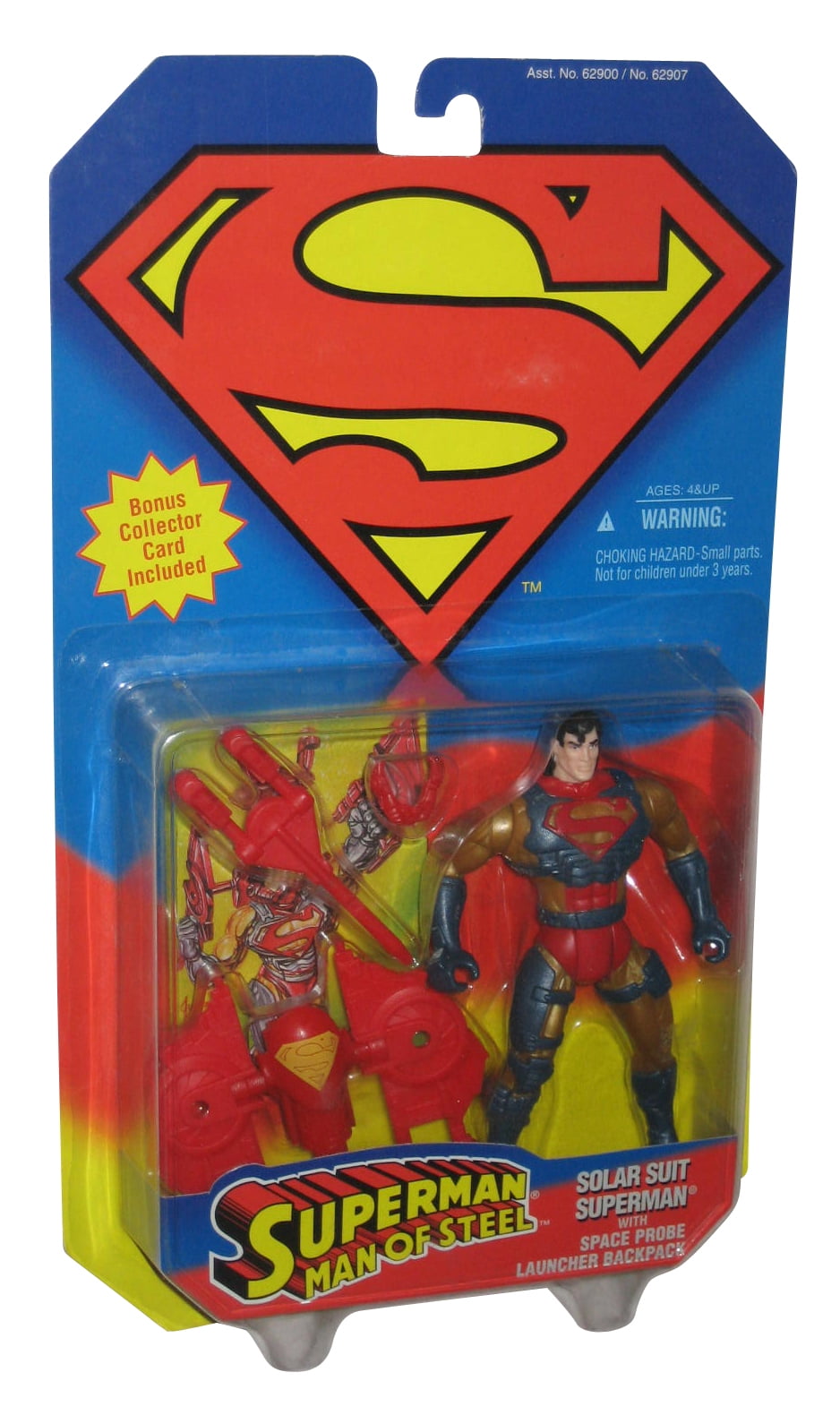 DC Superman Man of Steel Solar Suit Animated Kenner Action Figure ...