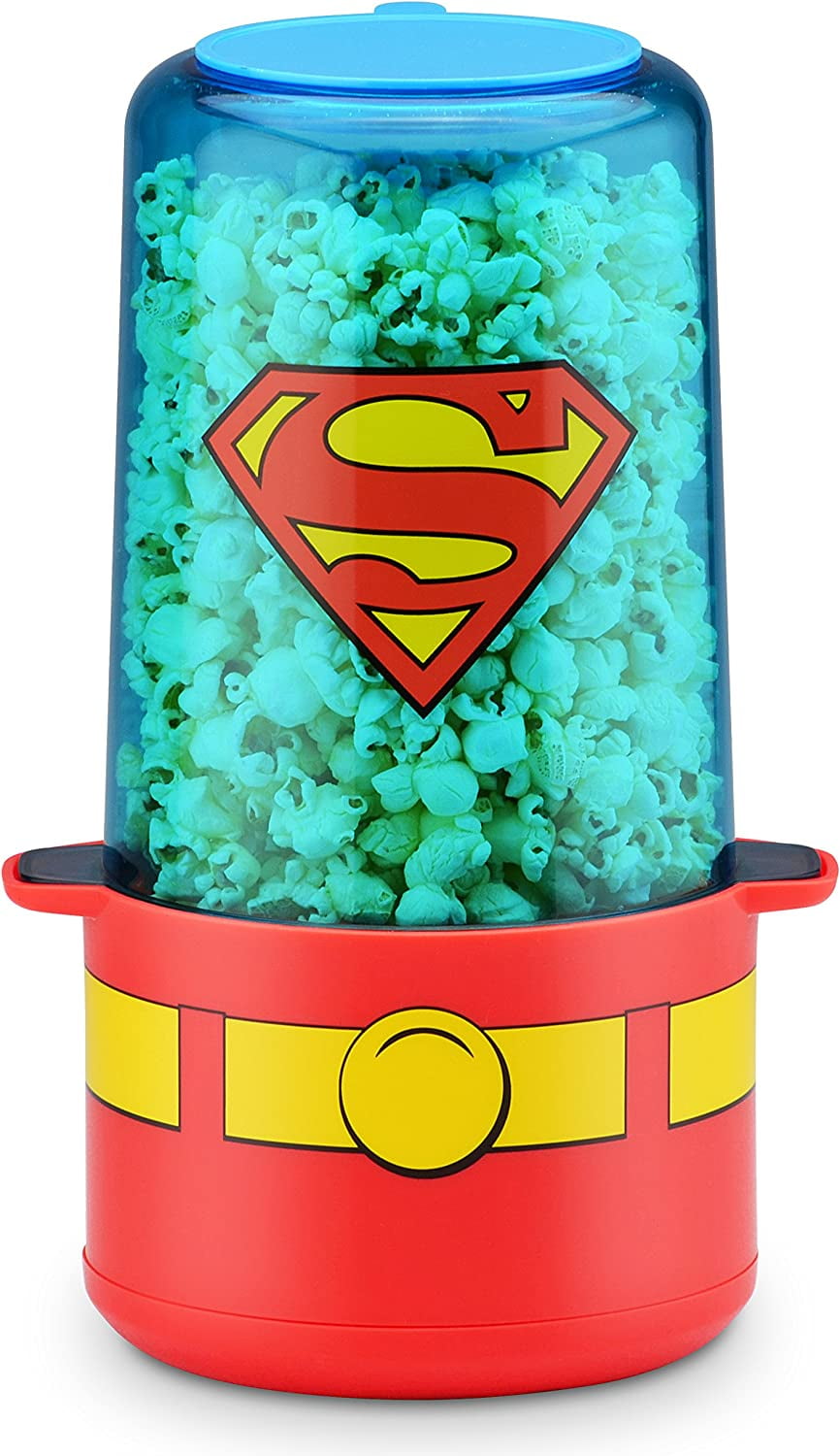 DC Superman Personal Electric Mini Stir Popcorn Popper Machine ...