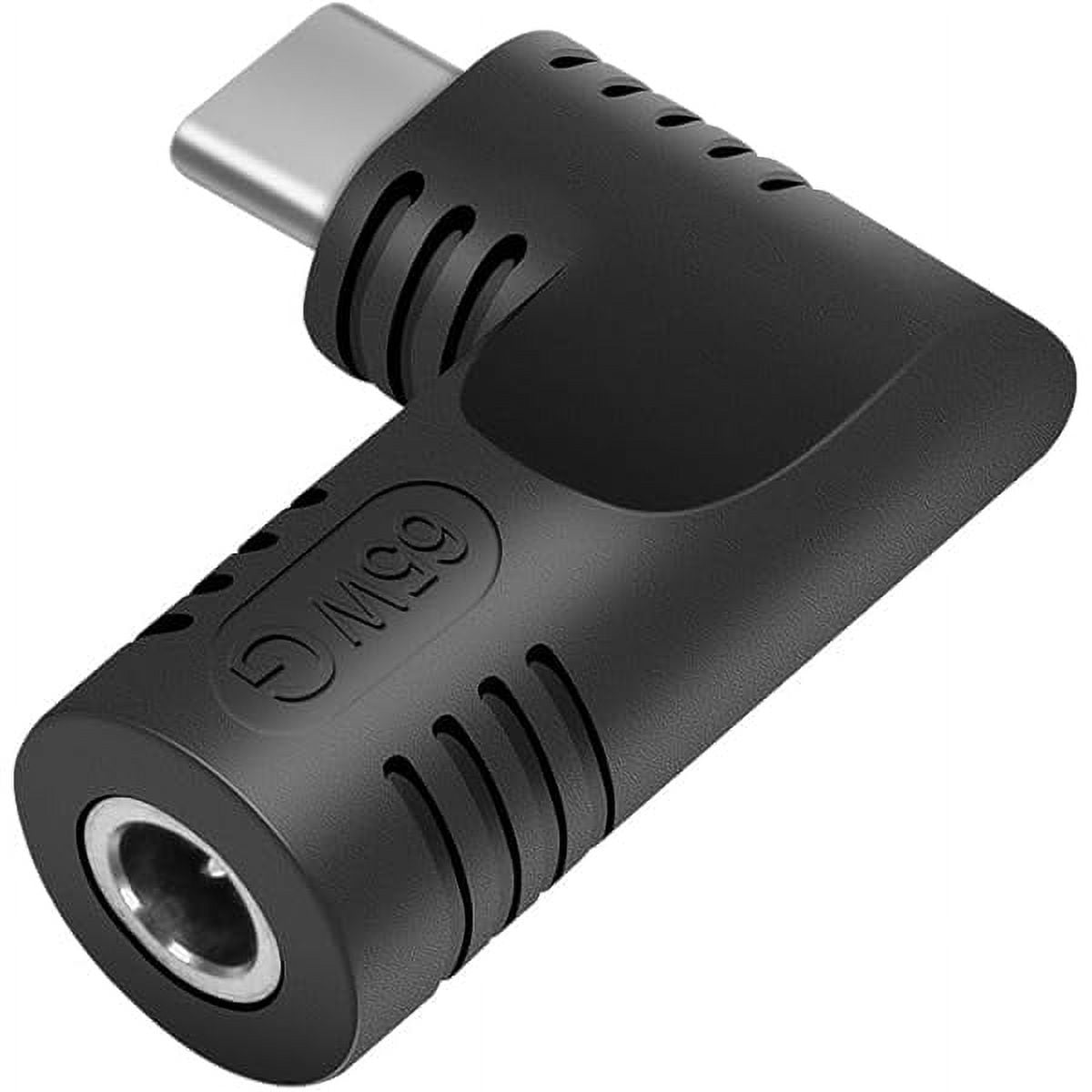 DC to USB C Adapter 65W PD Charger Converter, Convert 5.5mm x 2.1mm 12V ...