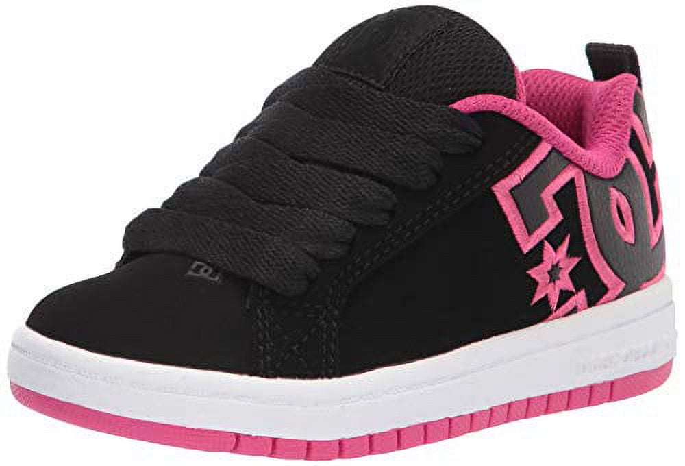 DC Unisex-Child Court Graffik Youth Skate Shoe - Walmart.com
