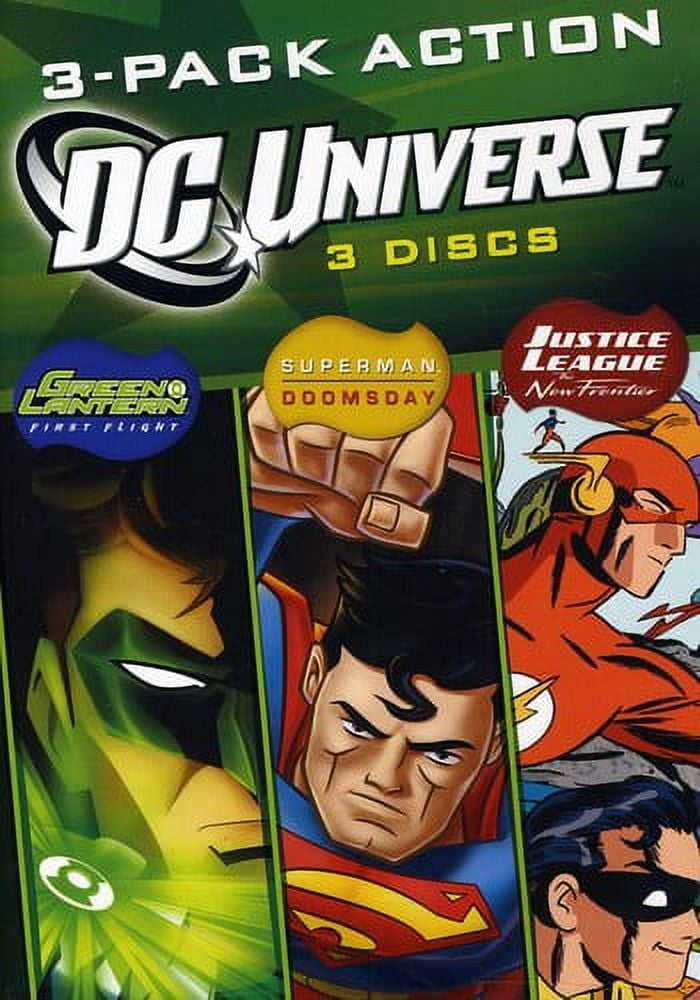 DC Universe: 3-Pack Action (DVD), Warner Home Video, Animation ...