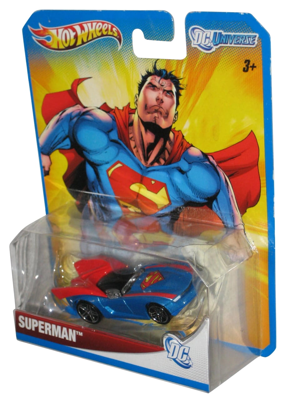 DC Universe Hot Wheels Superman (2012) Mattel Die-Cast Toy Car ...