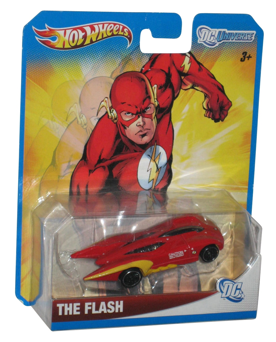 DC Universe Hot Wheels The Flash (2012) Mattel Die-Cast Toy Car ...