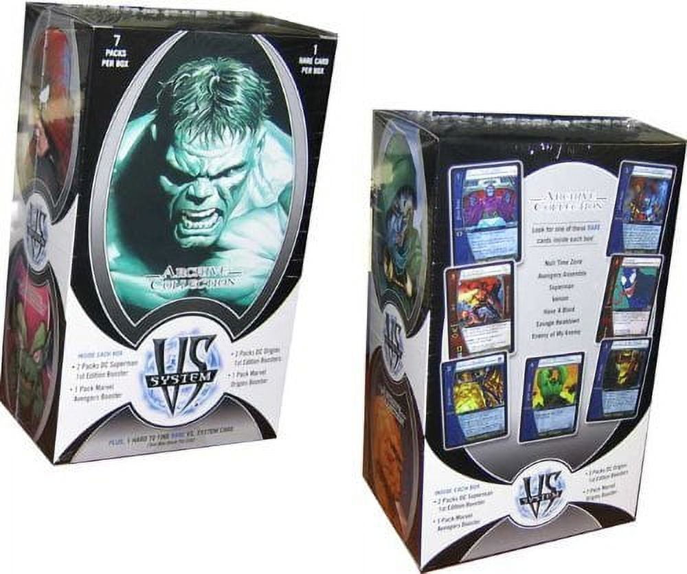 DC VS System Trading Card Game Archive Collection Booster Box [7 Packs ...
