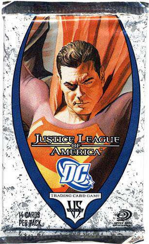 DC VS System Trading Card Game Justice League of America Booster Pack ...
