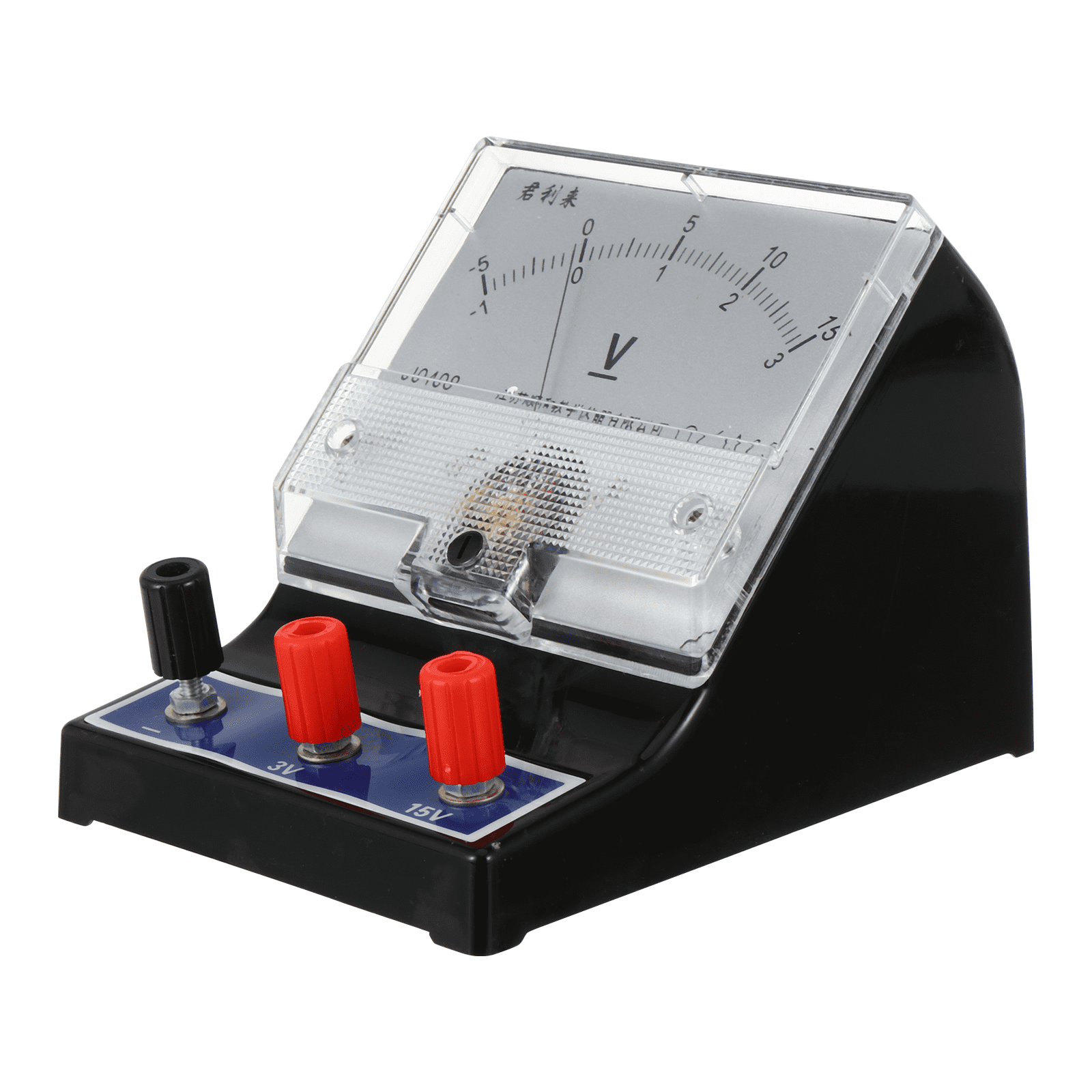 FONDOTIN Students Analog Voltmeter Black Plastic 1Pack - Walmart.com