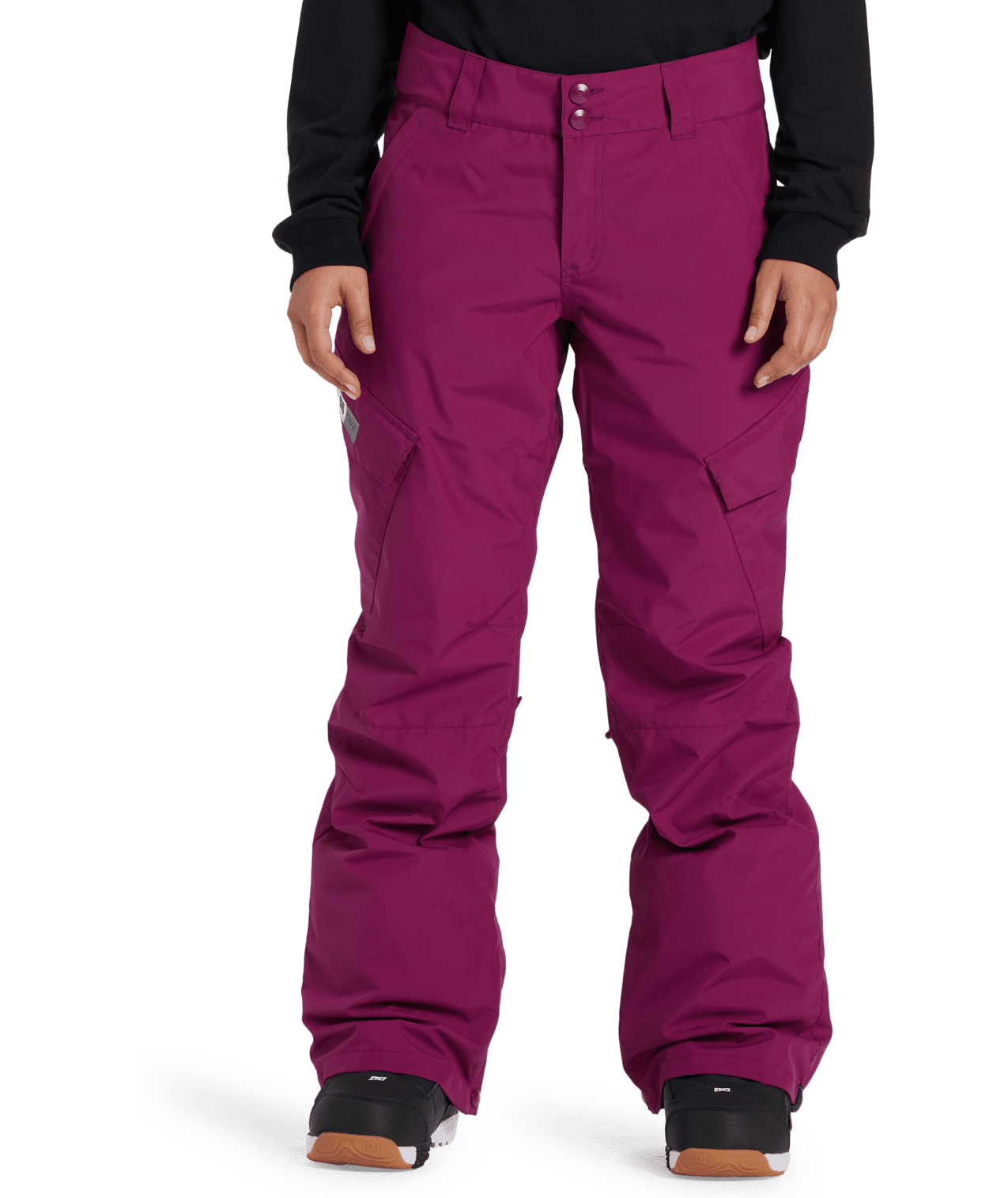 DC Women's Nonchalant Snowboard Pants - Magenta Purple - X-Large ...