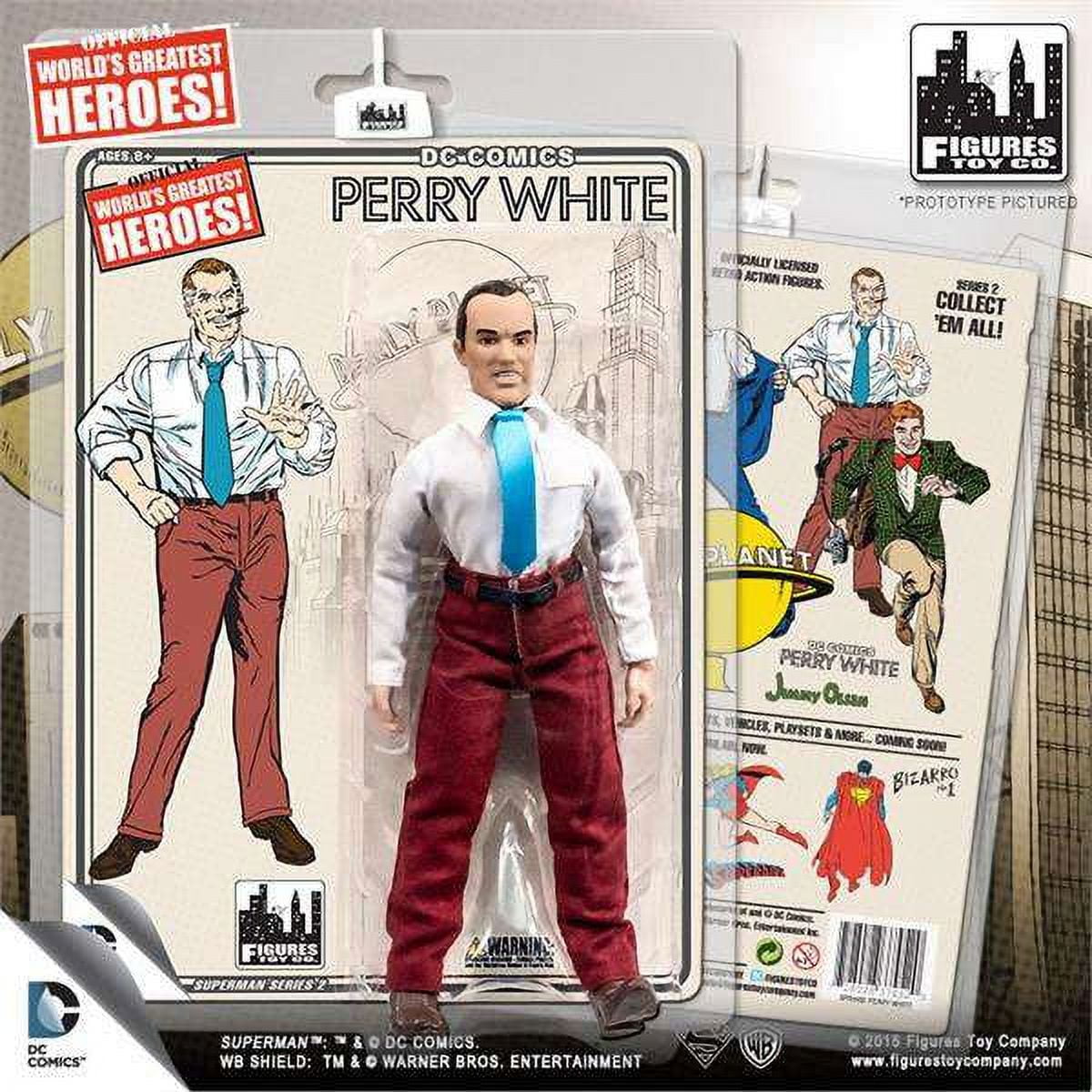 DC World's Greatest Heroes! Series 2 Perry White Action Figure ...