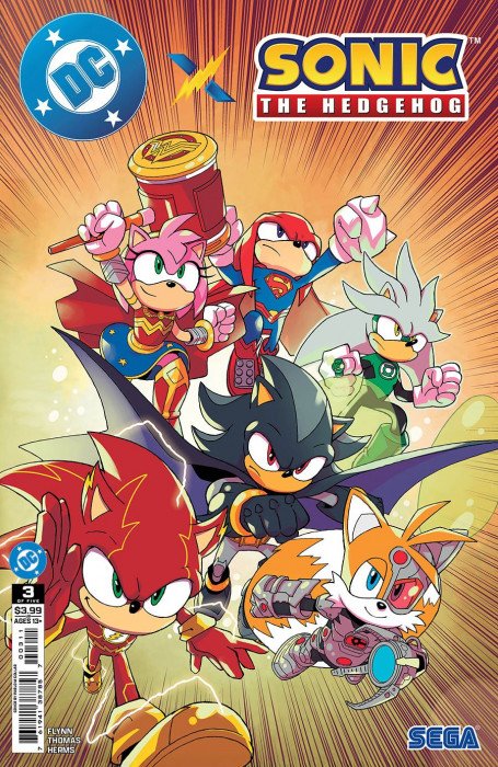 DC X Sonic the Hedgehog #3A VF ; DC Comic Book - Walmart.com