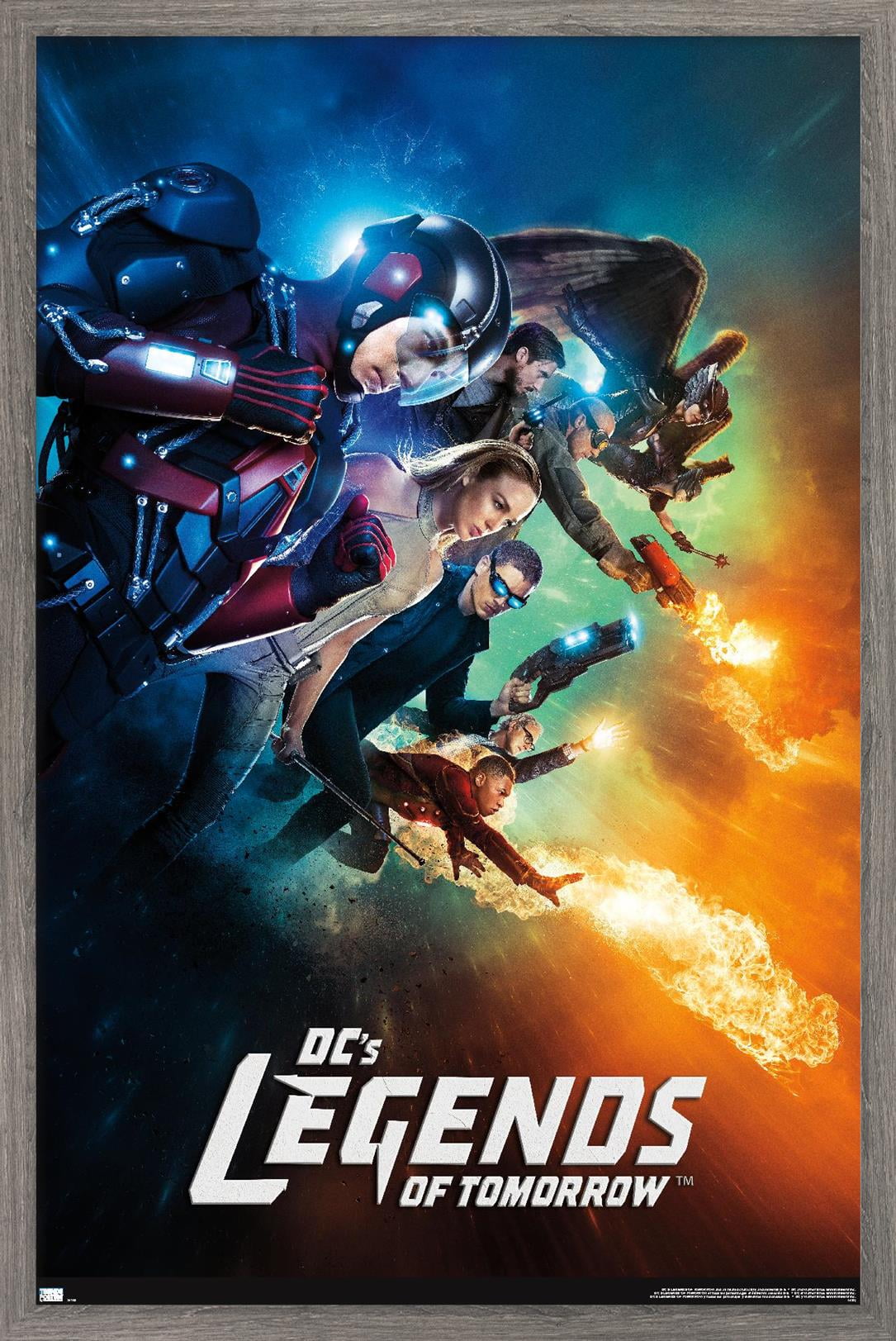 DC's Legends of Tomorrow - One Sheet Wall Poster, 22.375" x 34" Framed ...