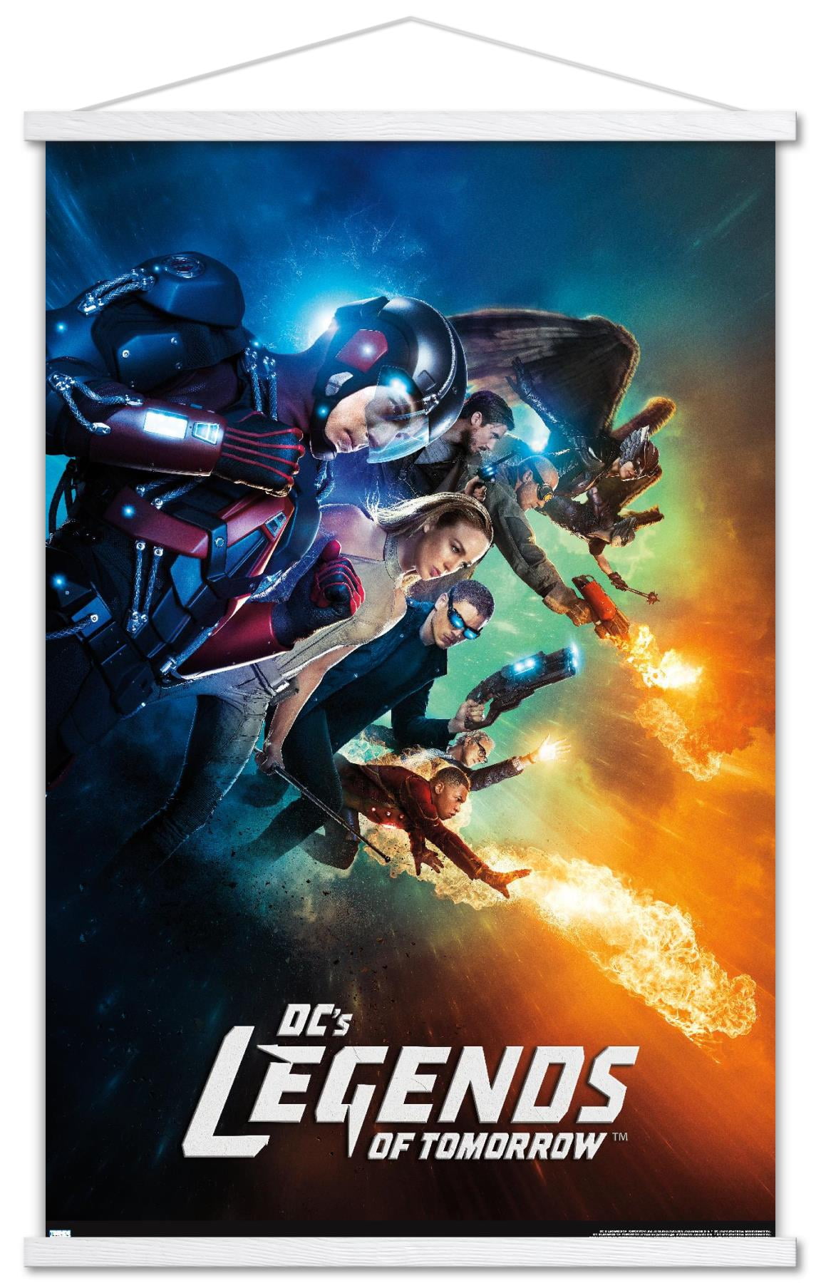DC's Legends of Tomorrow - One Sheet Wall Poster with Magnetic Frame ...