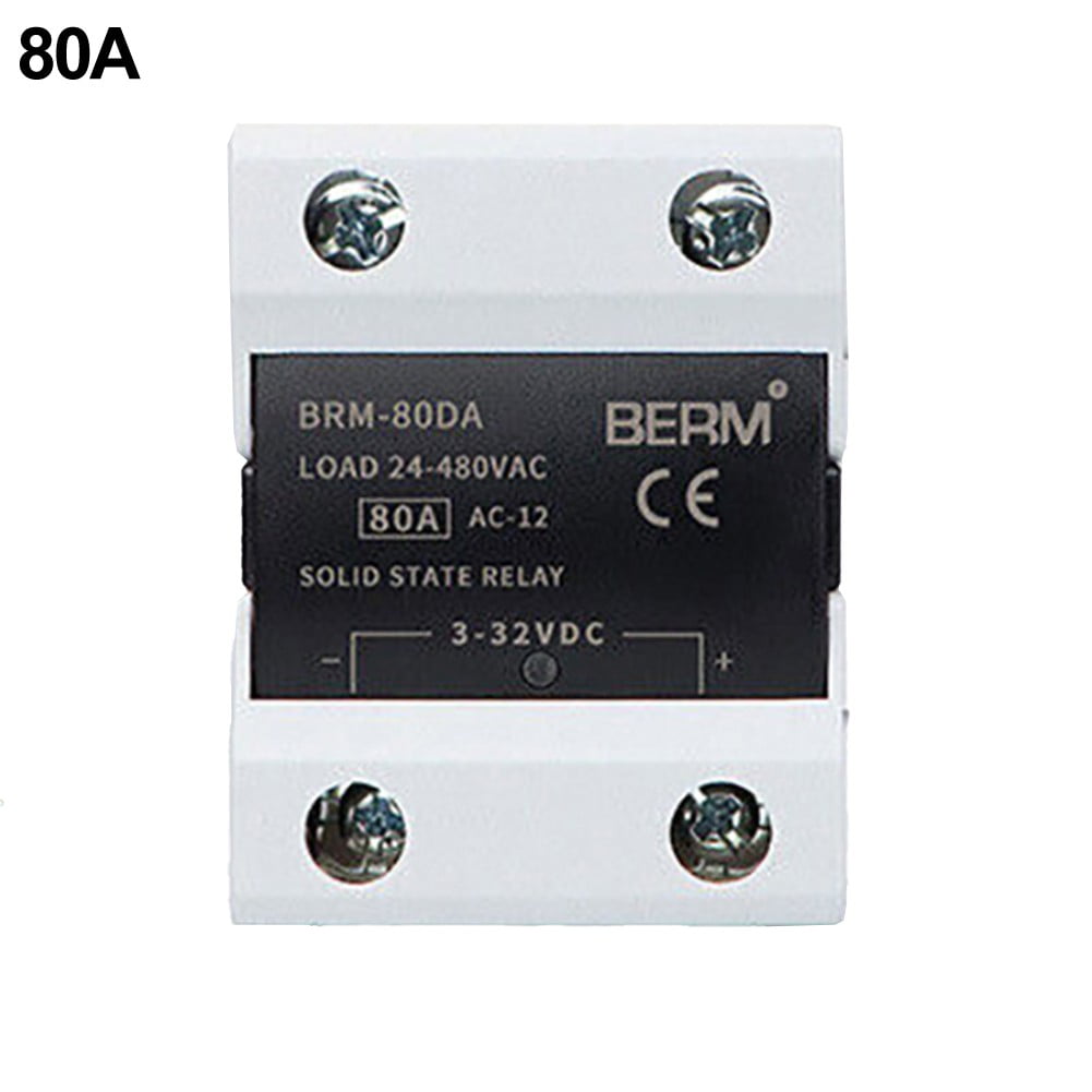 DC to AC Solid State Relay Module -10DA to -100DA 24-480V AC 3-32V DC ...