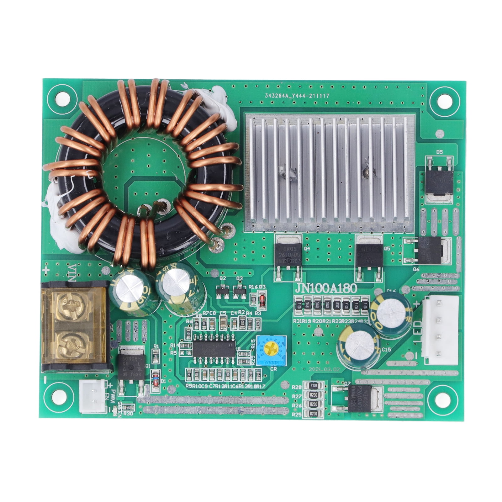 DC to DC Boost Converter Module Step Up Transformer Adjustable for Electric Vehicles JN100A180 ...