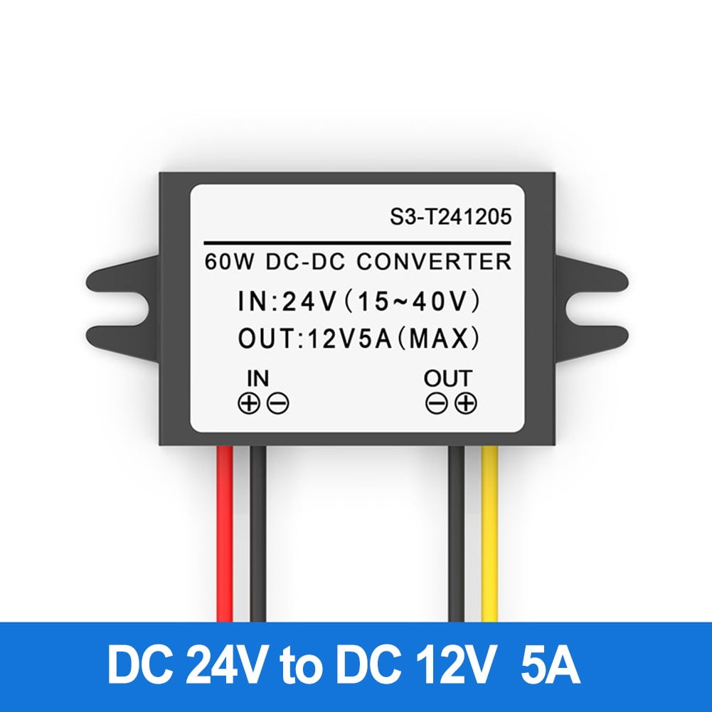 DC to DC Voltage Converter 15-40V to12V Waterproof 1A~10A power supply ...