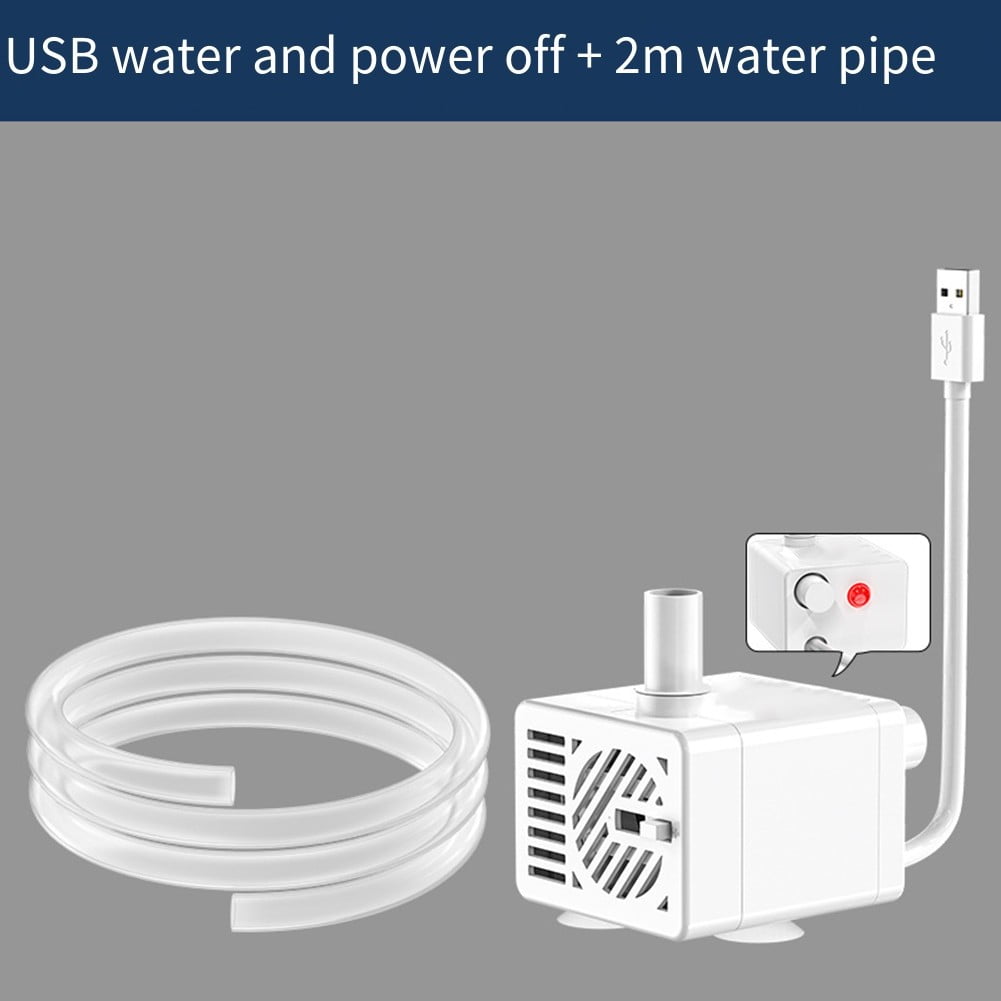 DC water pump USB pet drinking fountain submersible pump off water ...