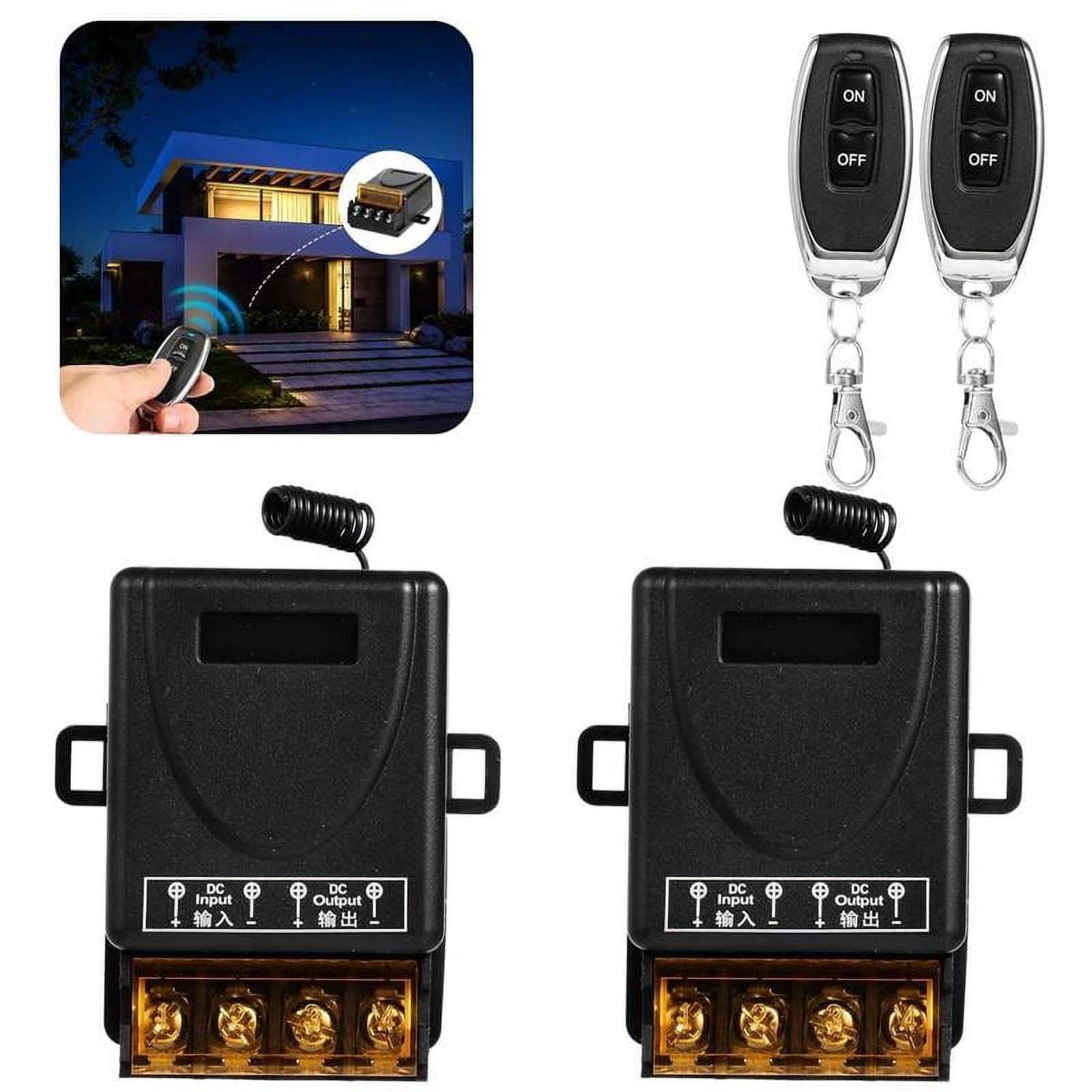 DC wireless remote control switch Wiring-free lamps Intelligent switch ...