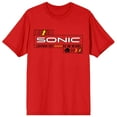 DC x Sonic Lightning Fast The Flash Sonic the Hedgehog Men’s Red Short ...