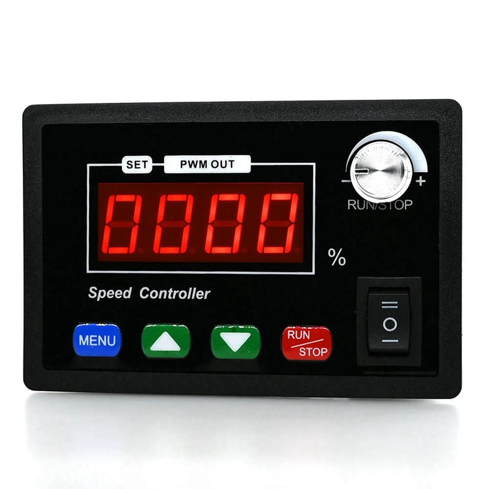 DC10-55V 40A Motor Speed Controller Digital Display Speed Adjustable PWM Forward to Reverse ...