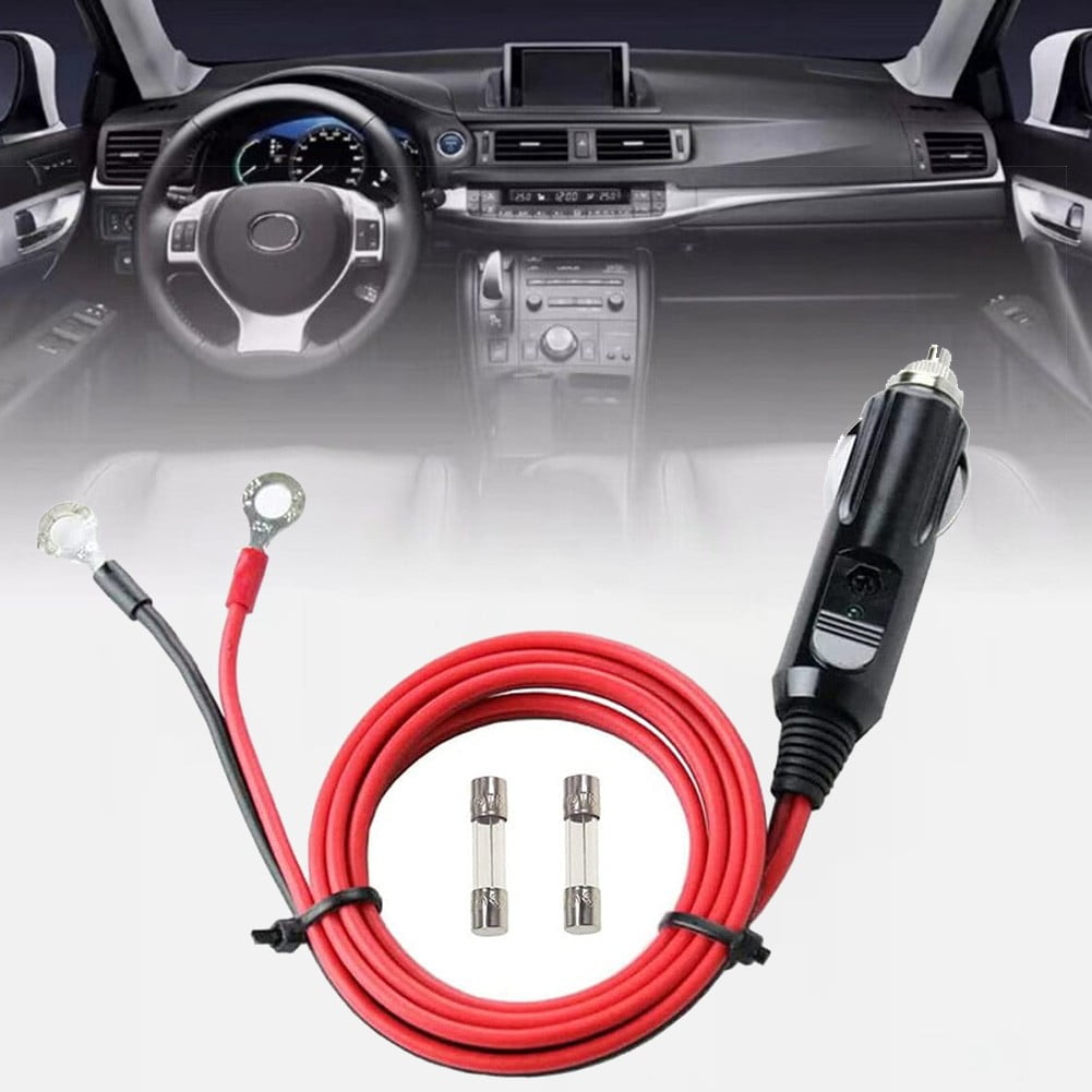 Dc12-24V 15A Male Car Lighter Socket Plug Connector Adapter With Wire ...