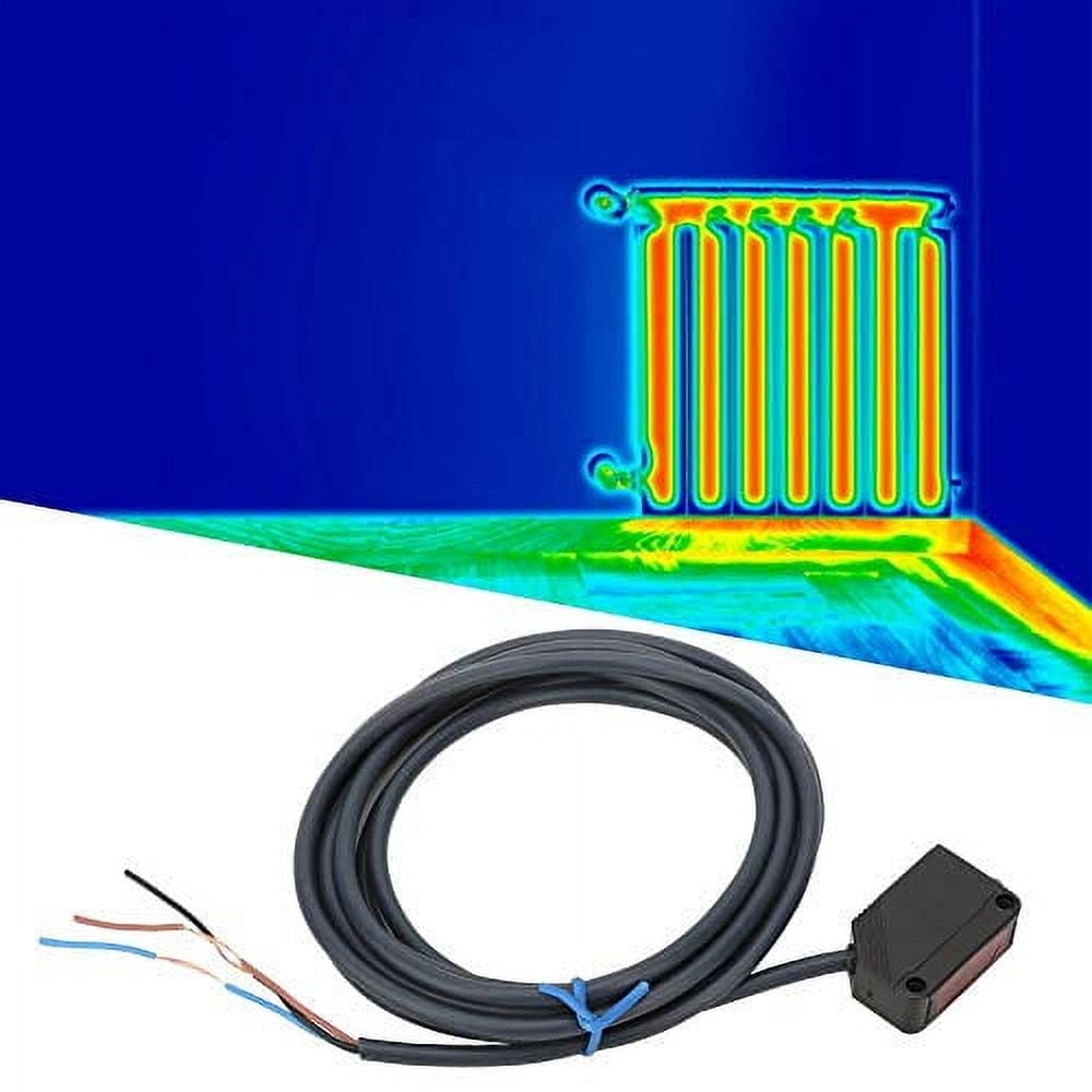 DC12-24V NPN IR Photoelectric Sensor Switch, Diffuse Reflection Infrared Photoelectric Sensor ...