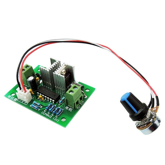 DC12-24V Variable Speed Controller Motor Adjustable Speed Regulator ...