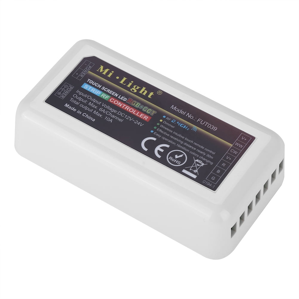 DC12-24V Wireless Controller for Multi-Color Zones 2.4G 4-Zone RGB+CCT ...