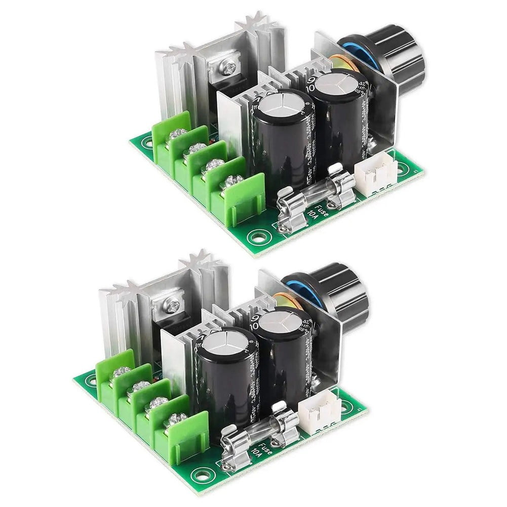 DC12-40V 10A for PWM Motor Speed Control Switch Controller Volt Regulator Dimmer - Walmart.com