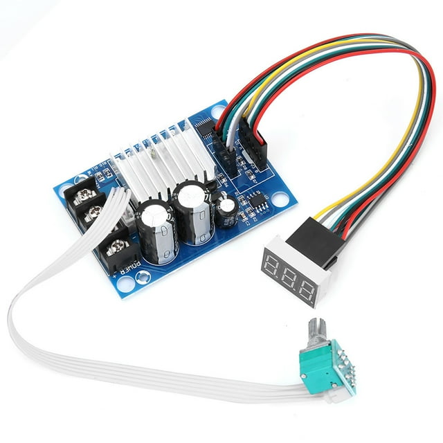 DC12-60V 20A PWM DC Brush Motor Speed Controller Adjustable Electric ... DC12-60V 20A PWM DC Brush Motor Speed Controller Adjustable Electric ...