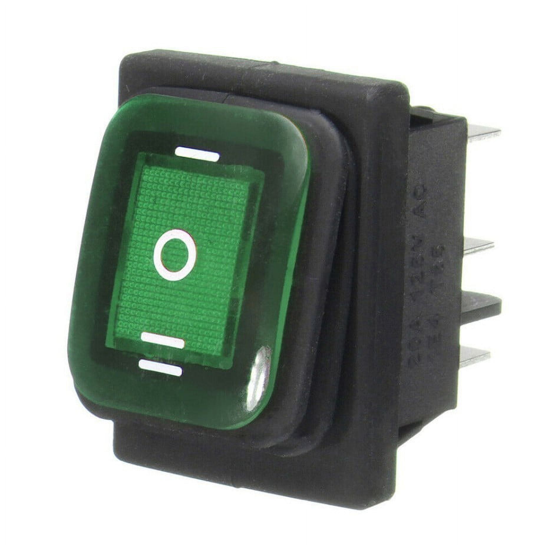 DC12 On-Off-On 6Pin Car Boat LED Light Rocker Toggle Switch Latching ...