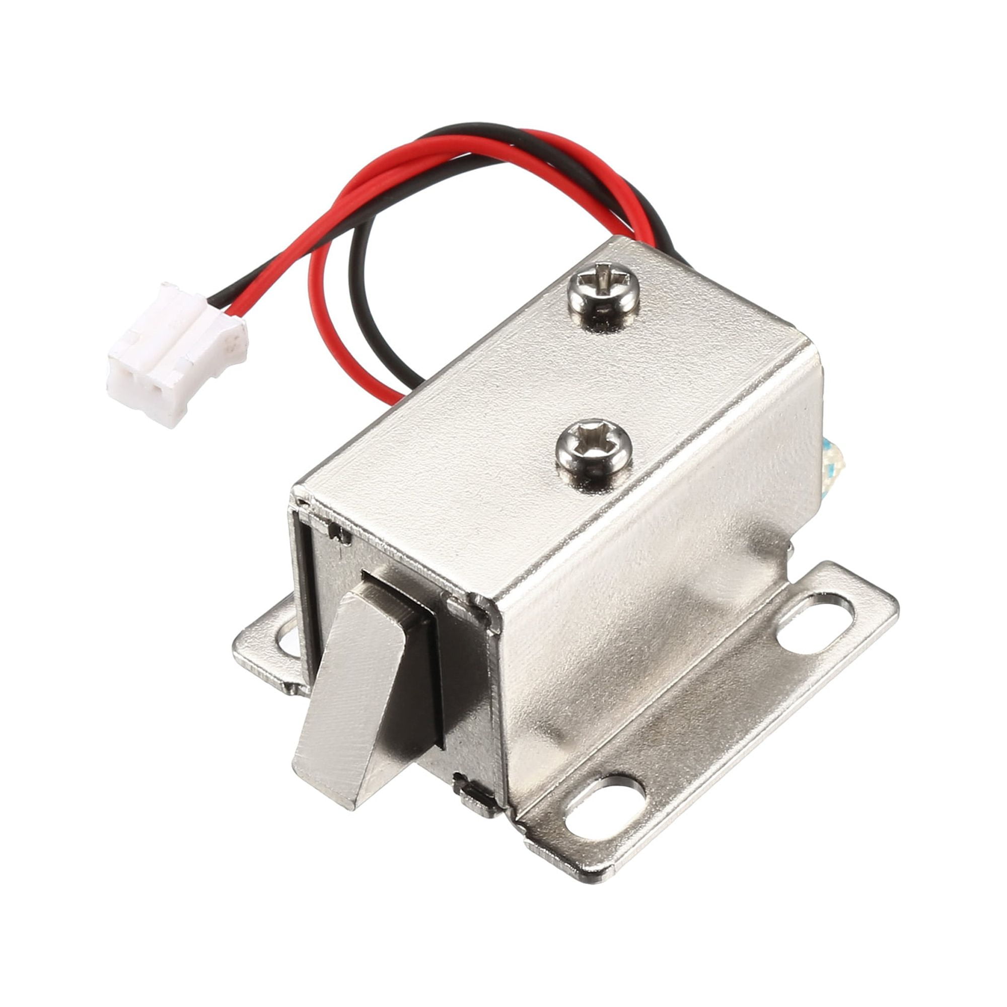 DC12V 0.42A 6mm Mini Electromagnetic Solenoid Lock Assembly Tongue Up ...