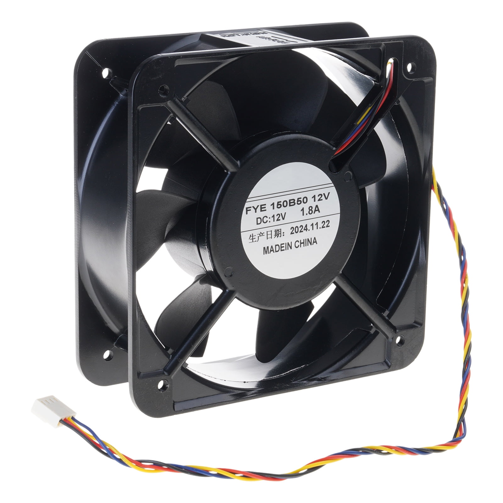 DC12V 15050 Exhaust Cooling Fan 15x15x5cm Fan for Kitchen And Bathroom ...