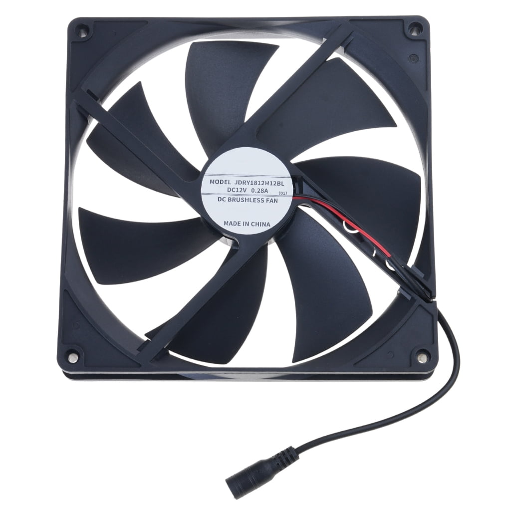 DC12V 180mm Computer Case Fan Double Ball Bearing 1800RPM Cooling Fan ...