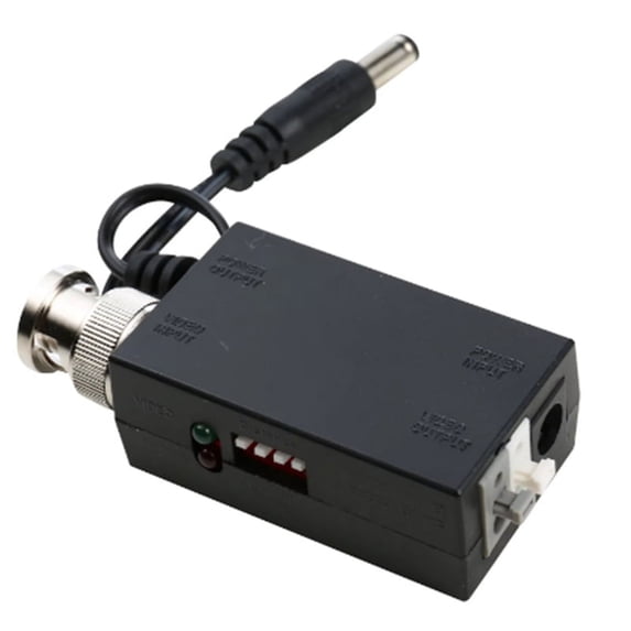 DC12V 1CH Active UTP Video Transmitter Balun BNC Video Balun for CCTV ...
