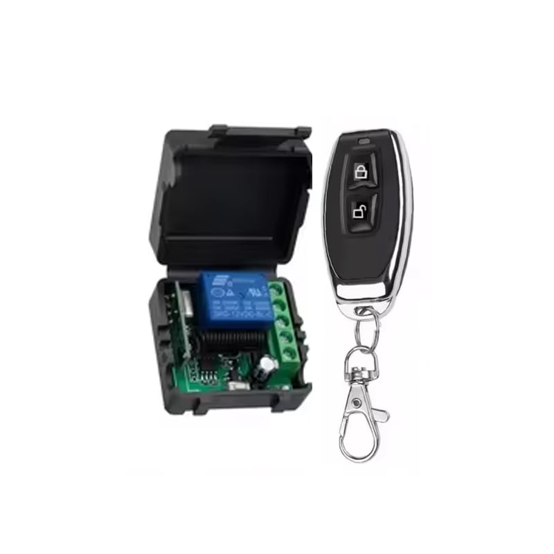 DC12V 1CH Relay Receiver Module Universal Wireless 433 MHz Remote ...