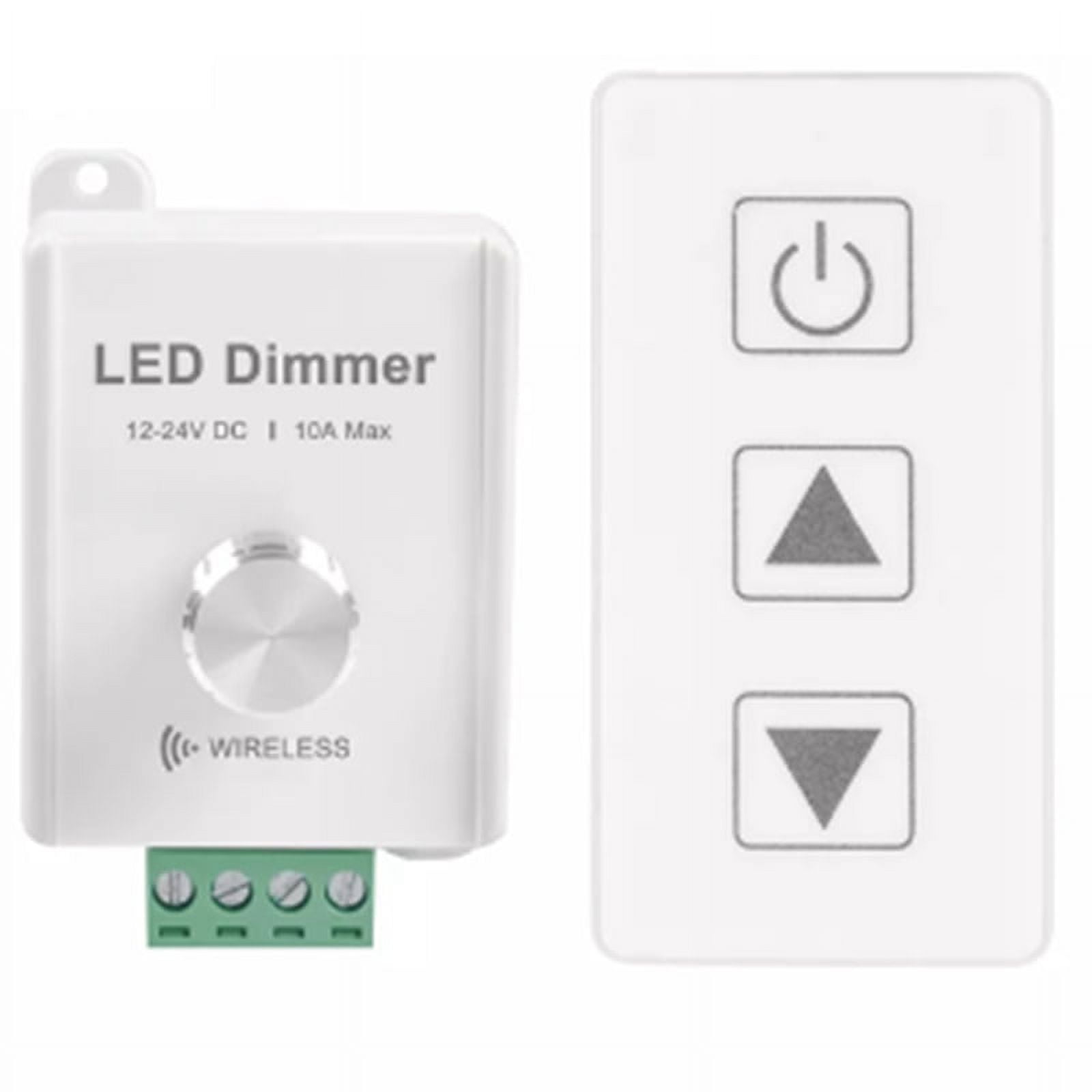 DC12V-24V 10A Wireless Dimmer with Touch Remote for Single Color (R1 ...