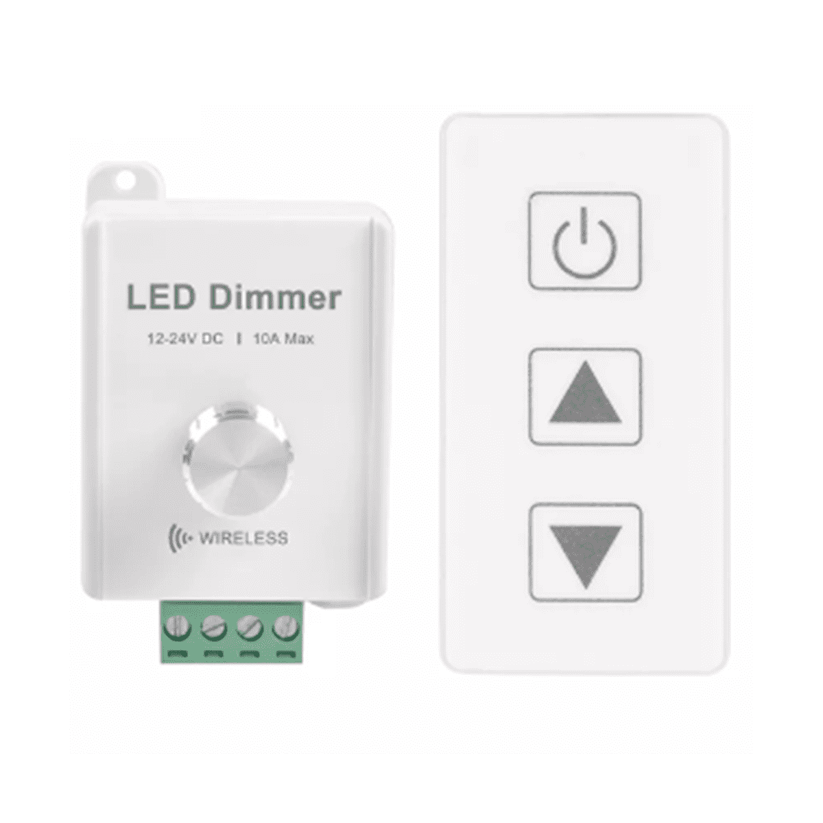 DC12V-24V 10A Wireless LED Strip Dimmer with Touch Remote for Single ...